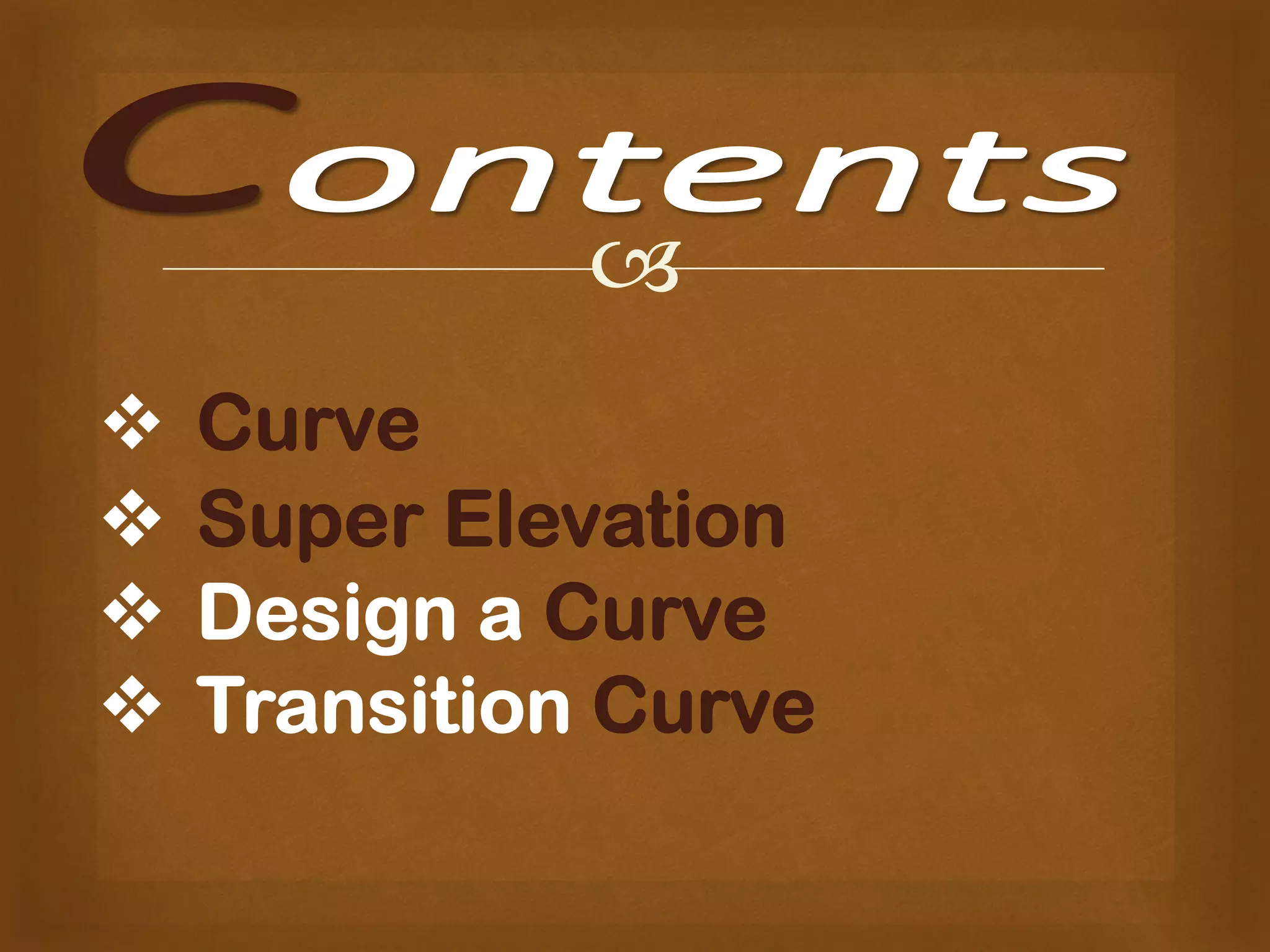 Types of Road Curves | PDF