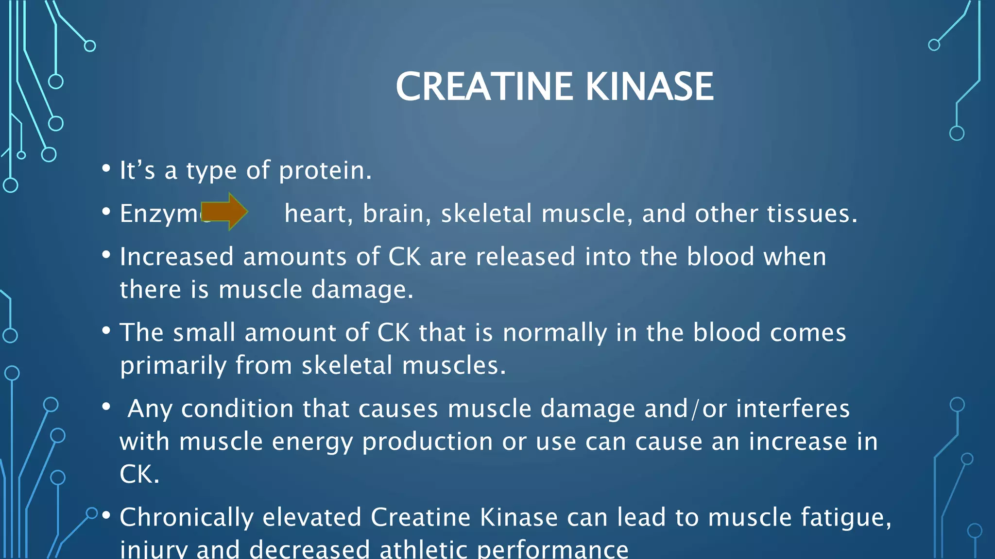 enzymes elevation cause muscle injury | PPTX