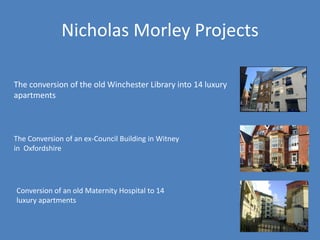 Architect Firm-Nicholas Morley | PDF