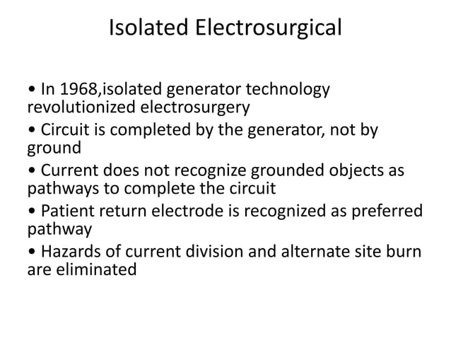 ENERGY DEVICES IN SURGERY | PPTX | First Aid | Injuries