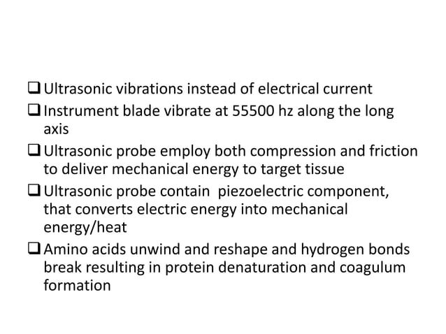 ENERGY DEVICES IN SURGERY | PPTX | First Aid | Injuries