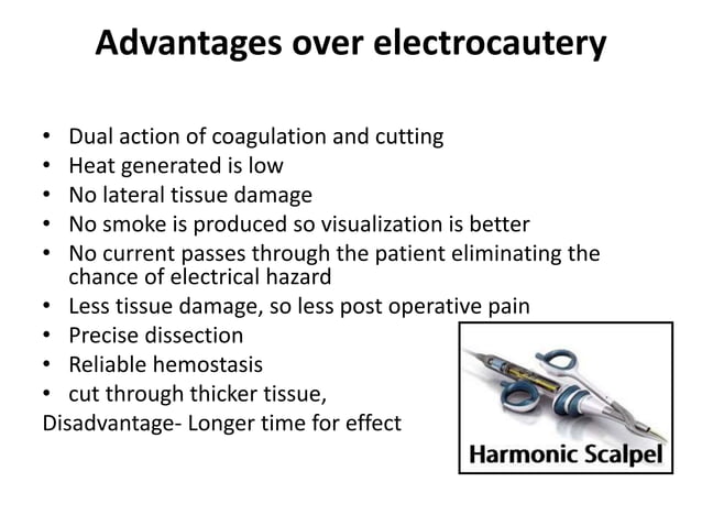 ENERGY DEVICES IN SURGERY | PPTX | First Aid | Injuries
