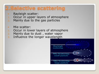 INTERACTION OF ELECTROMAGNETIC RADIATION WITH ATMOSPHERE | PDF