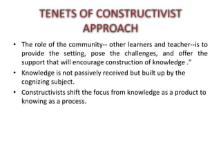 Constructivism in Education | PPTX