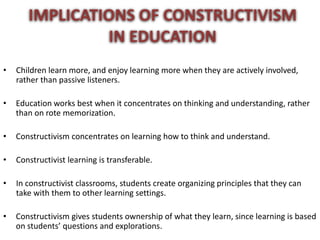 Constructivism In Education