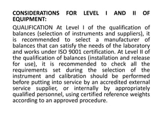 qualification of analytical instruments..M pharmacy 1st year.validation ...