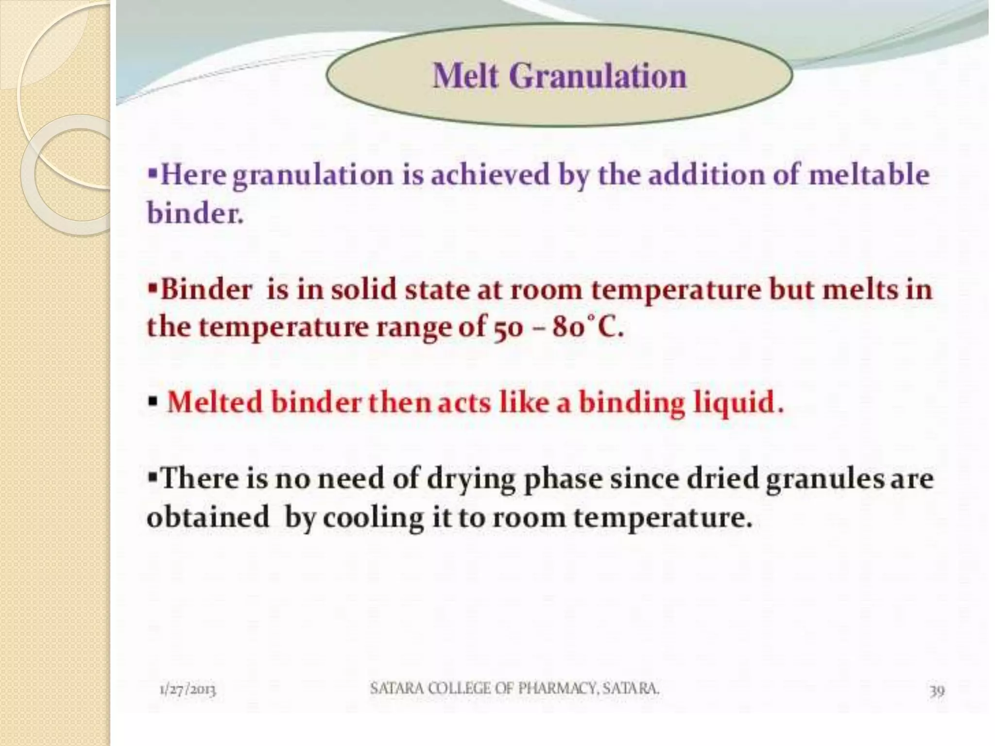 Wet Granulation Equipment | PPTX