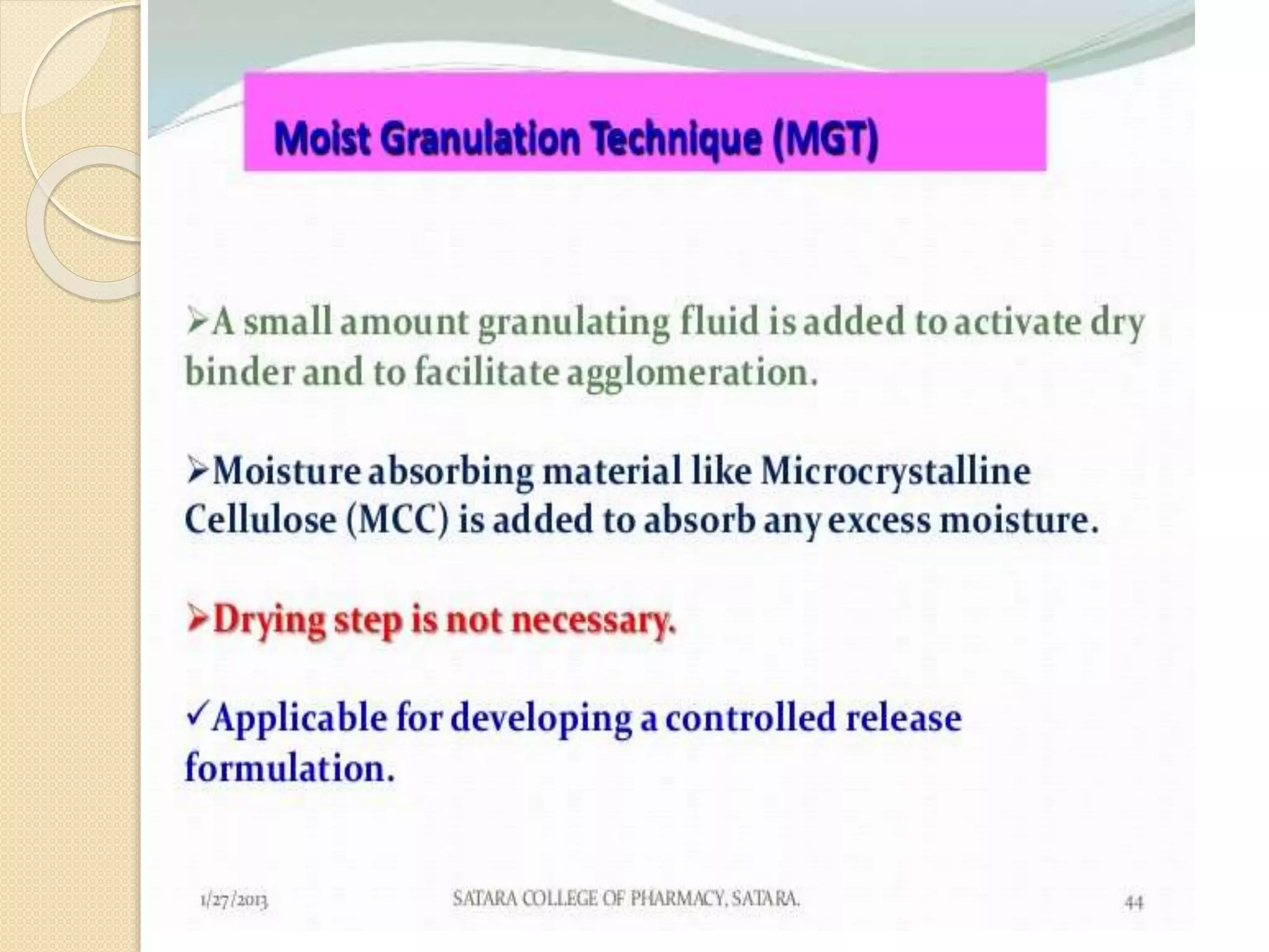 Wet Granulation Equipment Pptx