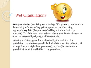 Wet Granulation Equipment | PPTX
