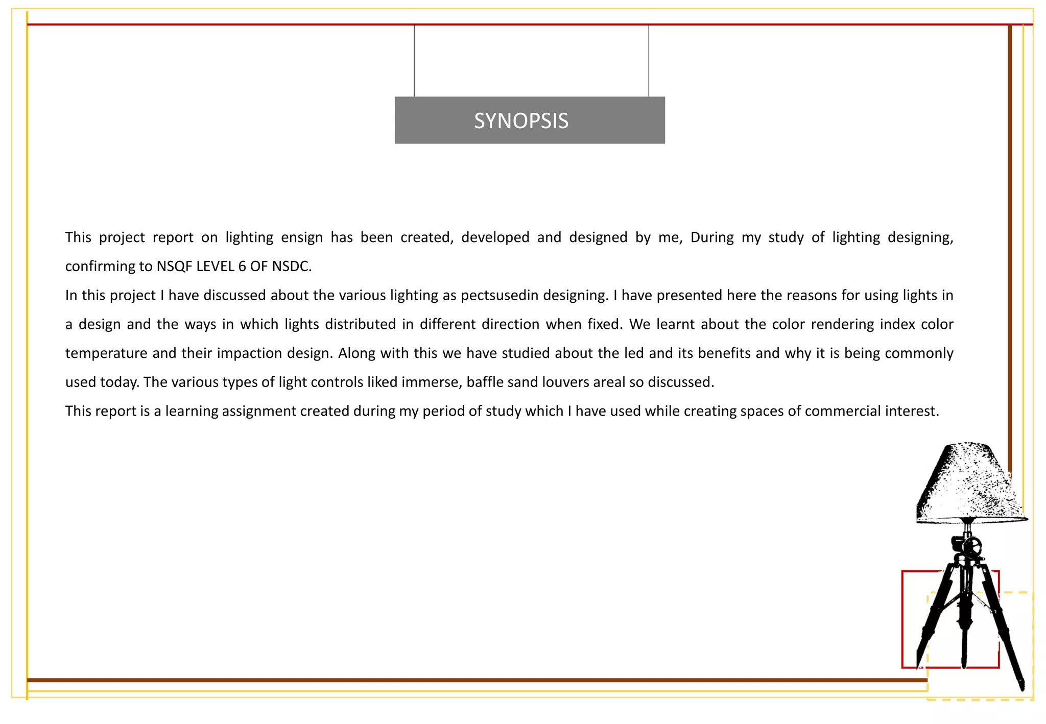 Lighting Design | PDF