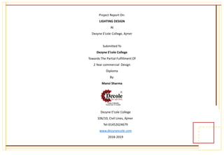 Lighting Design | PDF