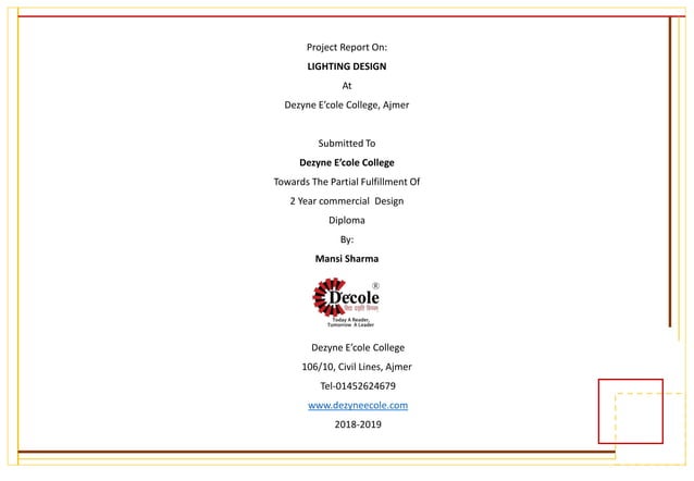 Lighting Design | PPT