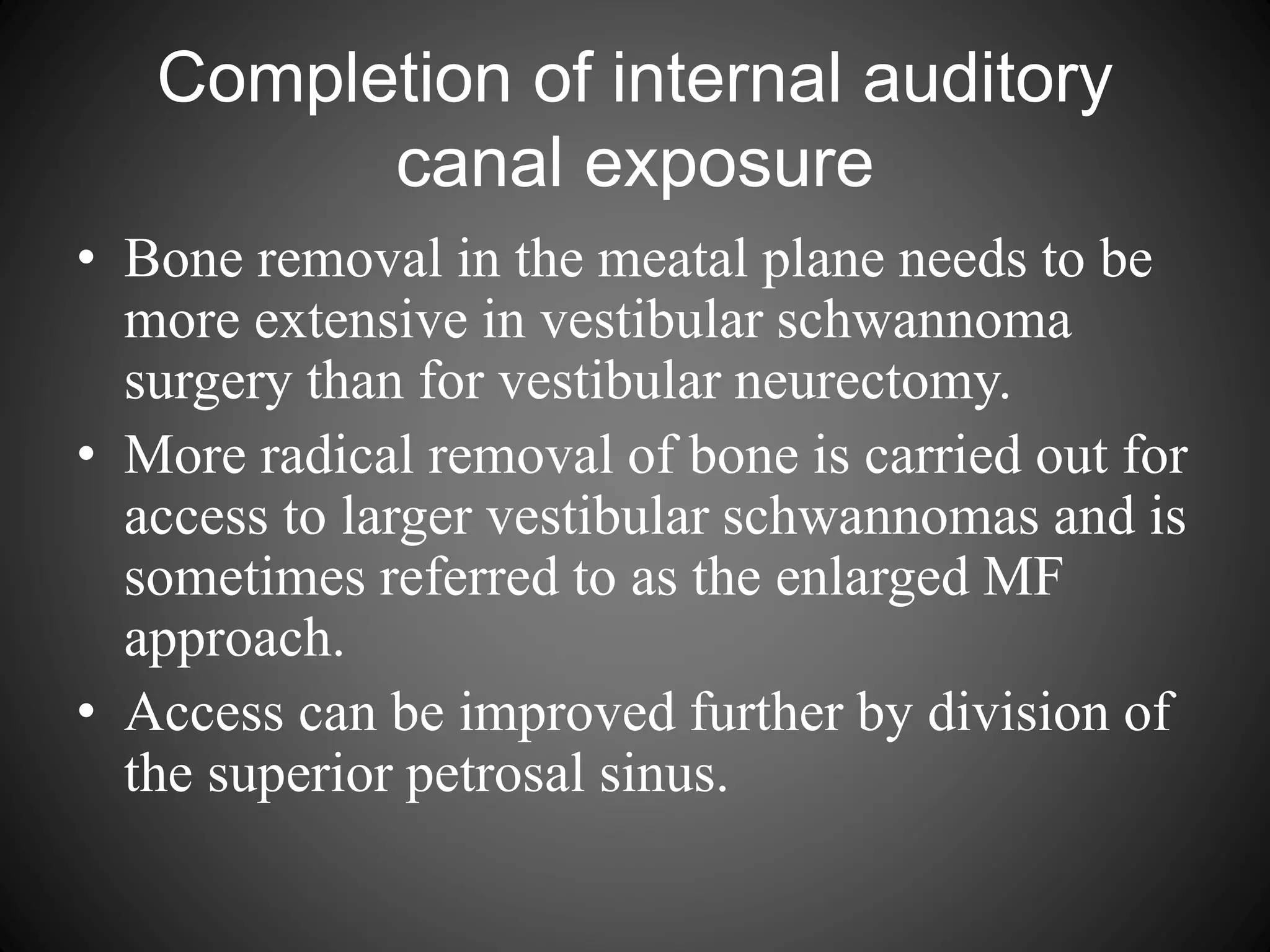 middle fossa surgery | PPT
