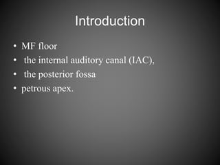 middle fossa surgery | PPT