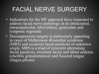 middle fossa surgery | PPT
