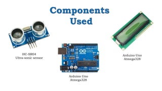 Distance measurement using Ultrasonic sensor on Arduino Uno | PPT