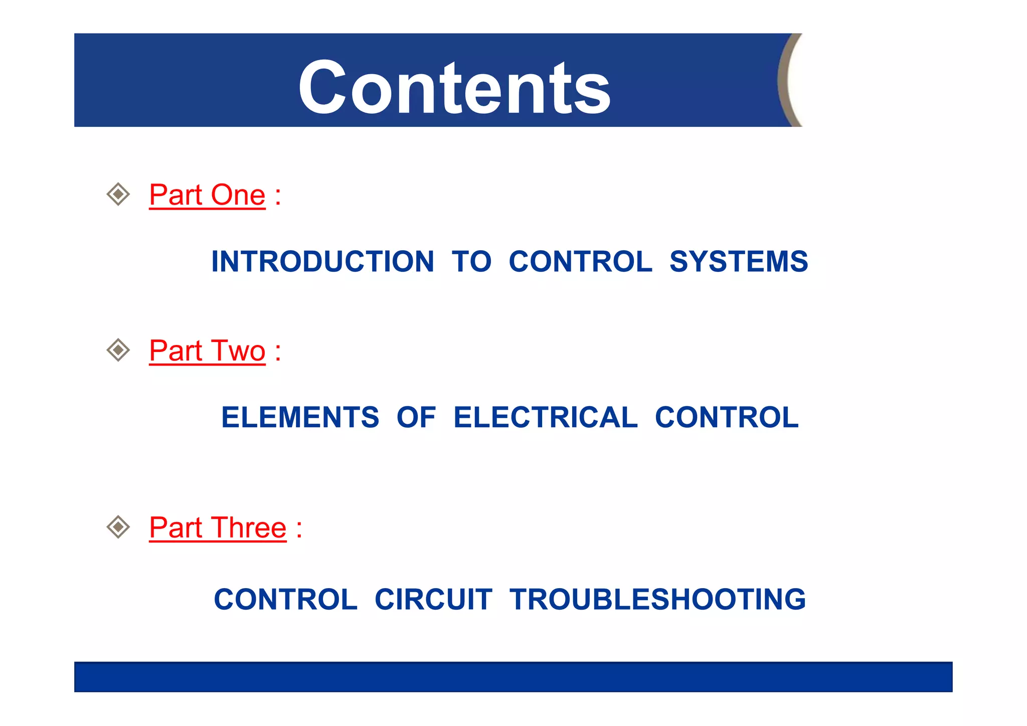Electrical Classic Control (Basics) | PDF