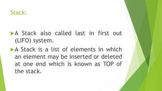 Data structure and its types. | PPTX