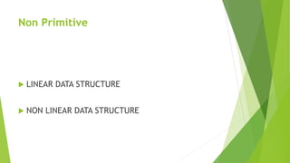 Data structure and its types. | PPTX