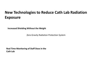 RADIATION SAFETY IN CATHLAB | PPTX