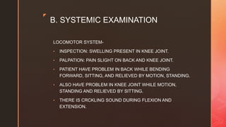 case presentation on osteoarthritis | PPTX