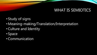 Semiotics of Digital Interactions (1) | PPTX