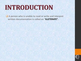 Illiteracy | PPT