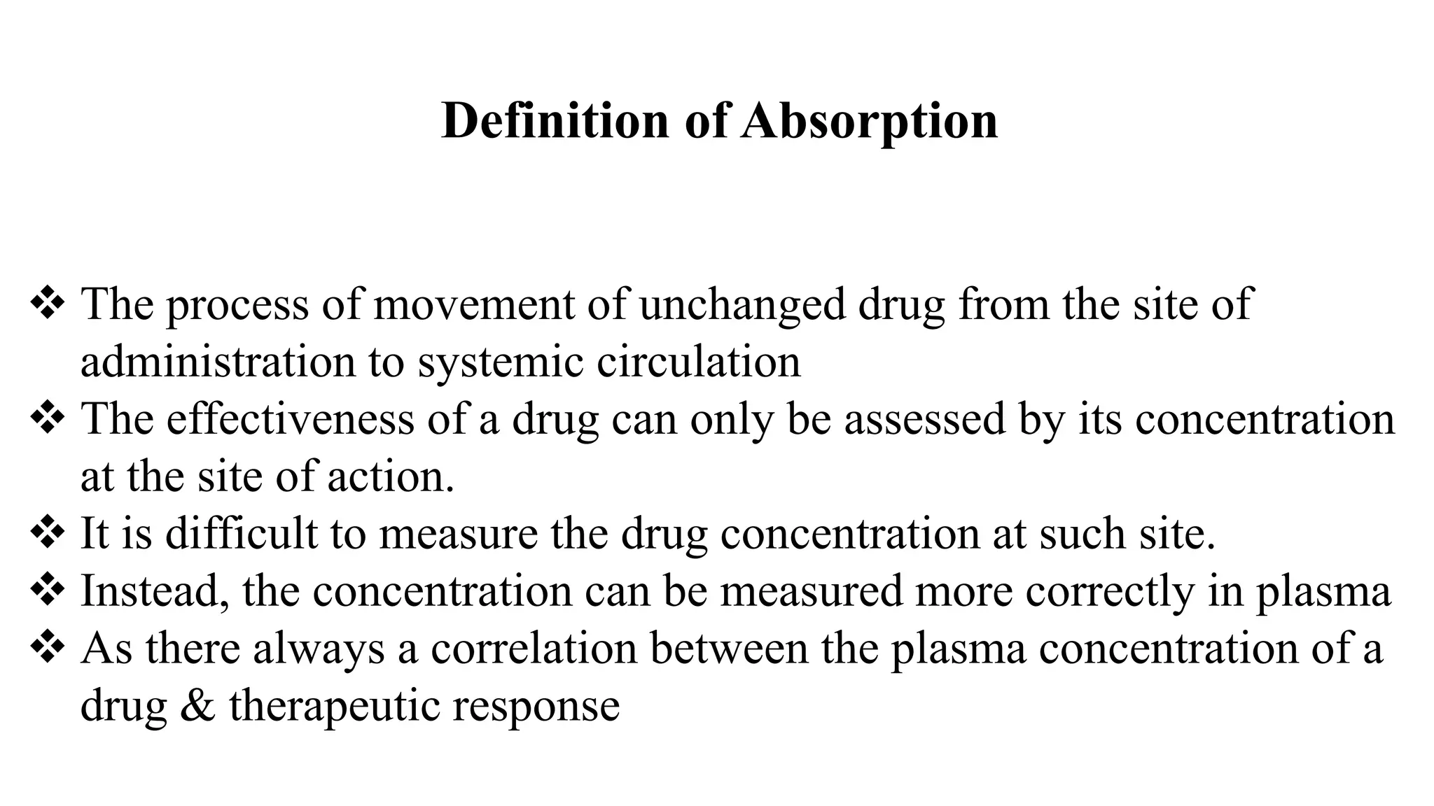 Drug Absorption and type of drug absorption process | PPTX