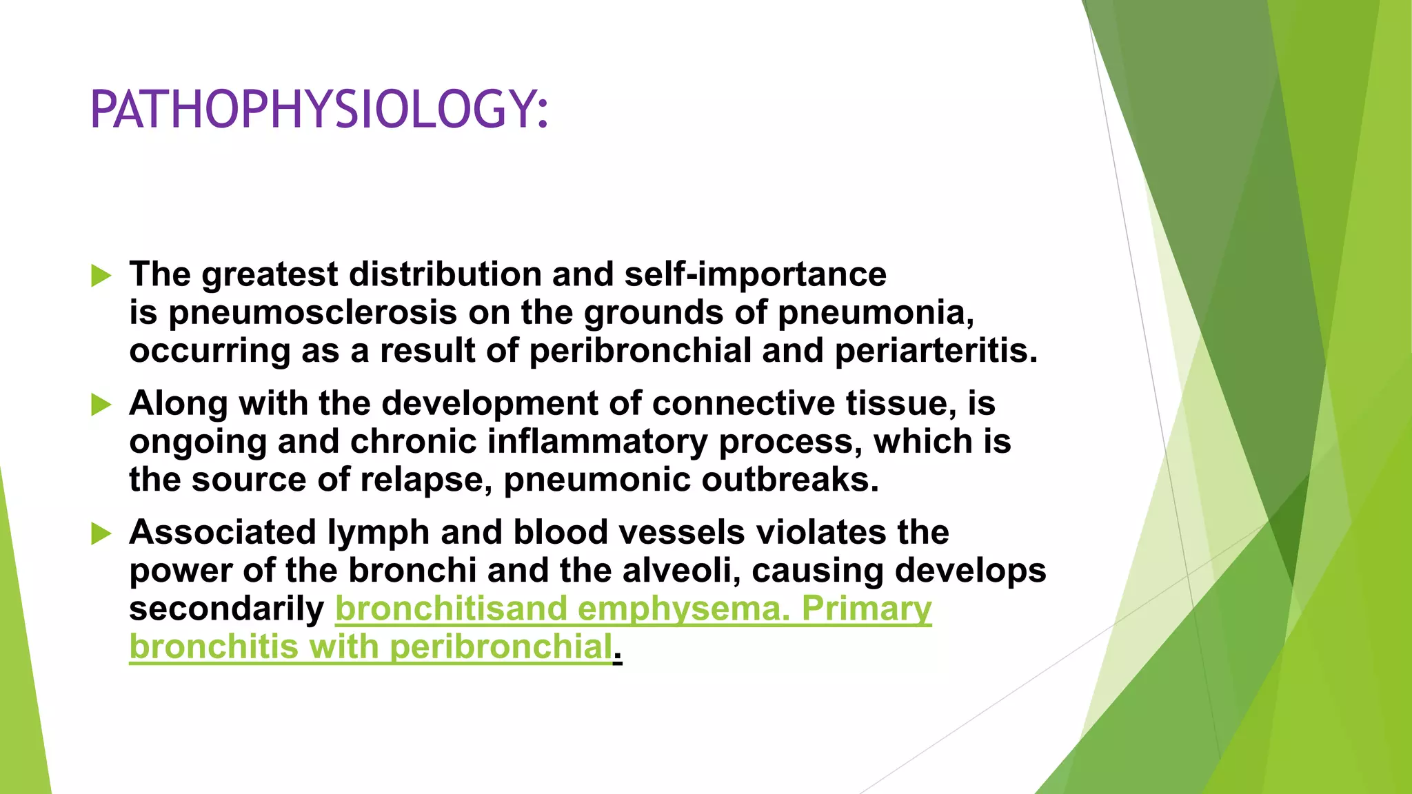 pneumosclerosis | PPTX