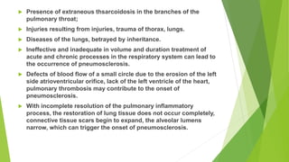 pneumosclerosis | PPTX