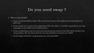 Linux Swap | PPT