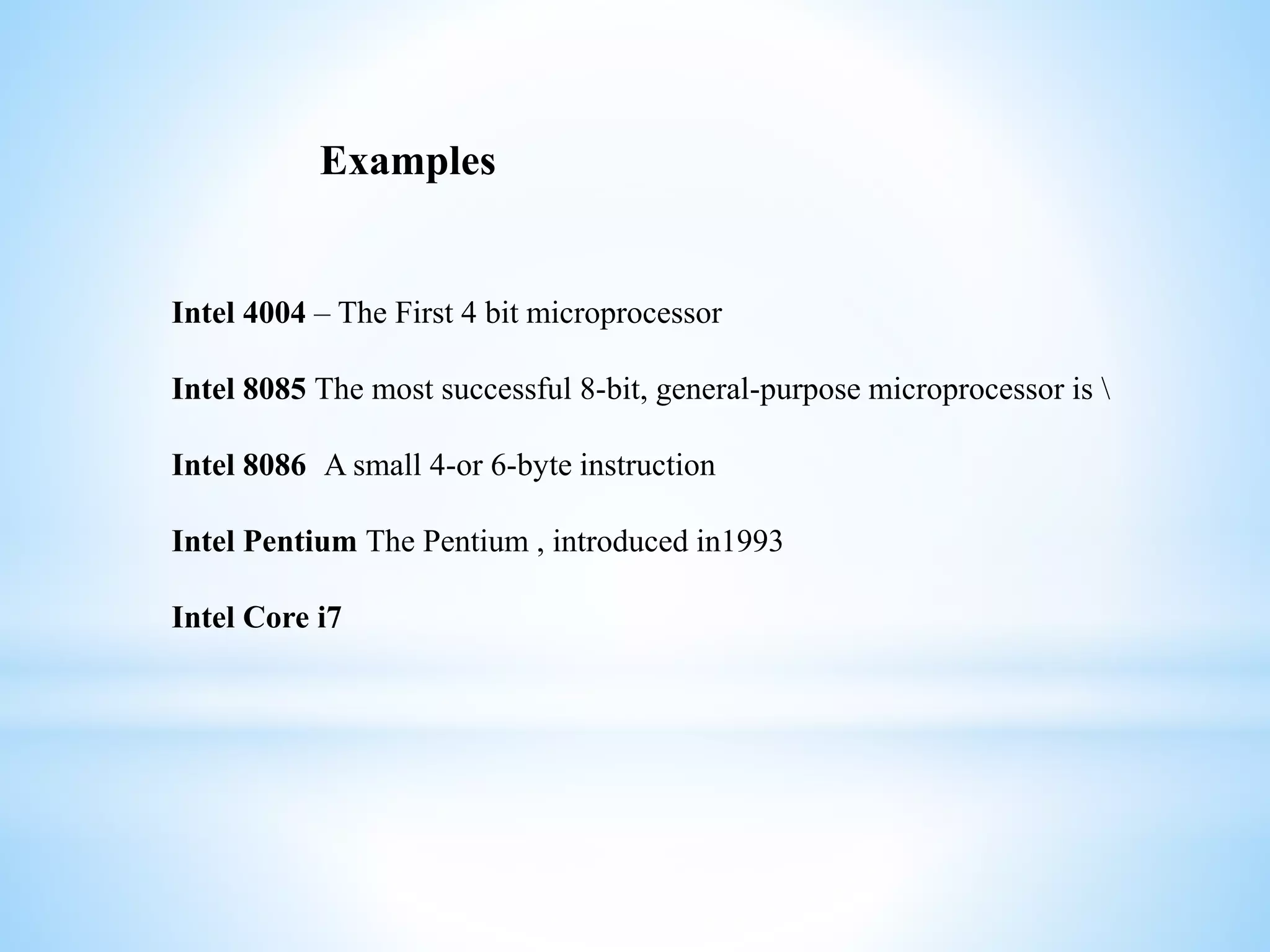 Presentation Introduction To Microprocessor Ppt
