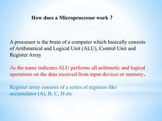 Presentation Introduction to microprocessor | PPT