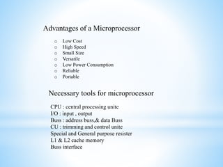 Presentation Introduction to microprocessor | PPT