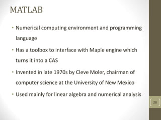 Applications of Mathematics | PPT