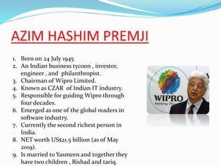 presentation on Azim premji | PPTX