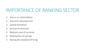 BANKING SECTOR IN INDIA | PPT