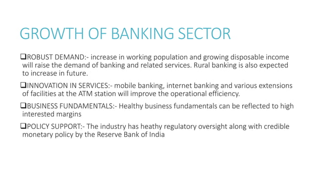 BANKING SECTOR IN INDIA | PPT