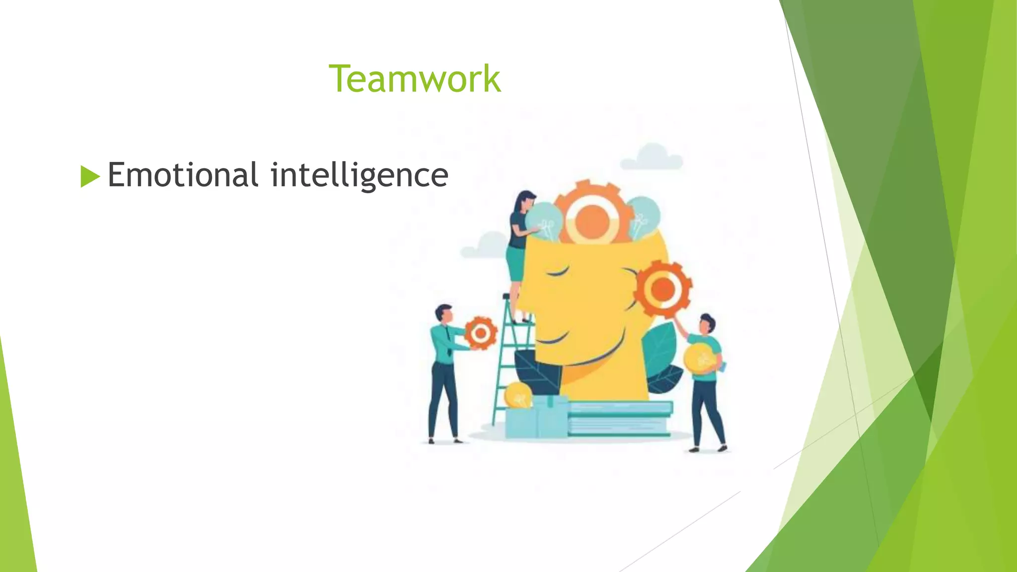 Soft skills focus on teamwork and positive attitude | PPT
