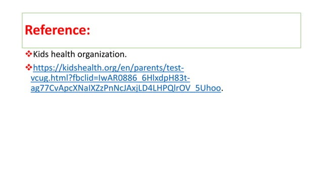 Voiding Cystourethrogram (VCUG) | PPTX | Medical Tests | Medical Health