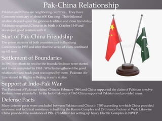 Foreign Policy of Pakistan | PPTX