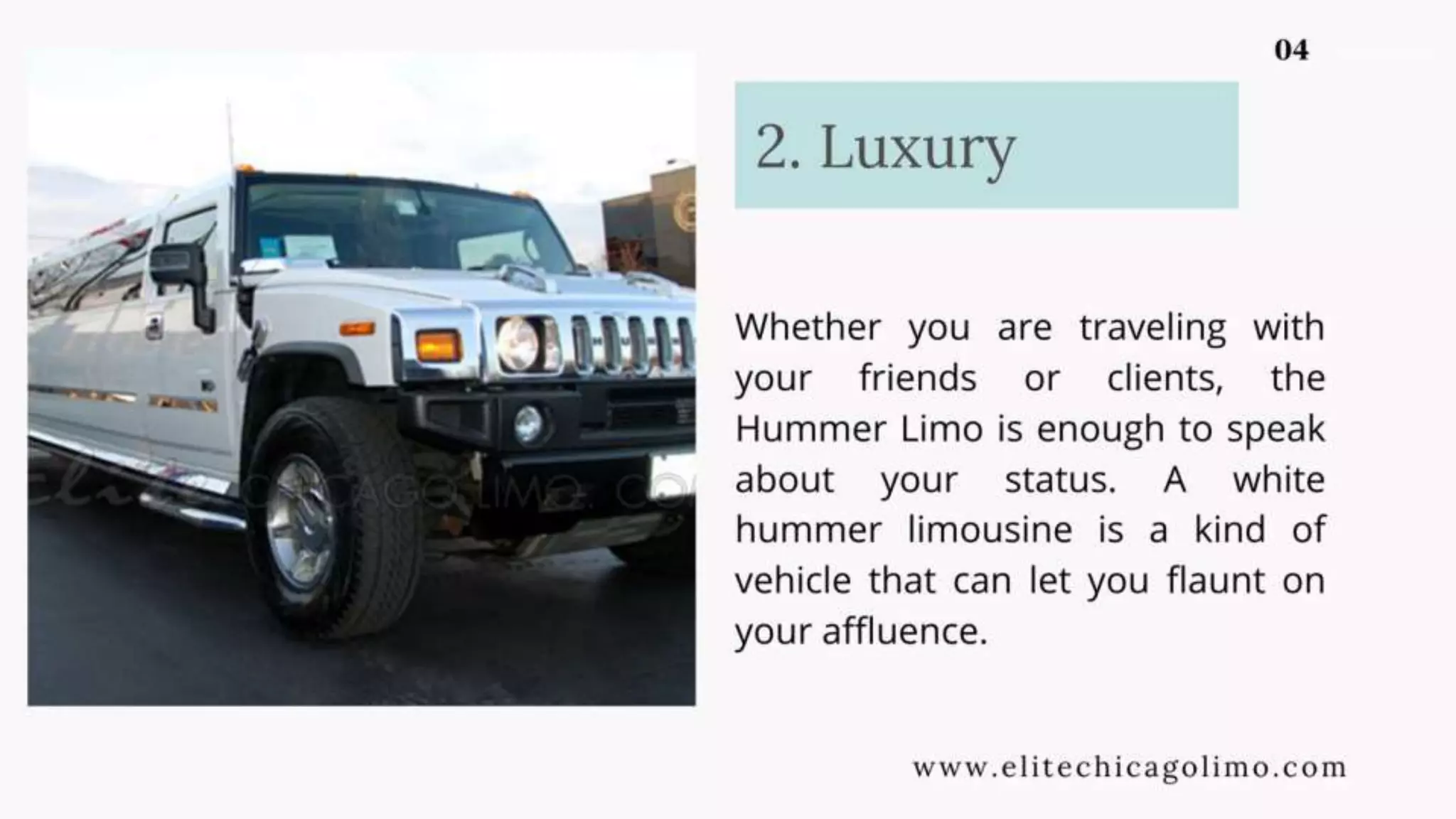 8 BENEFITS OF HIRING HUMMER LIMO | PPTX