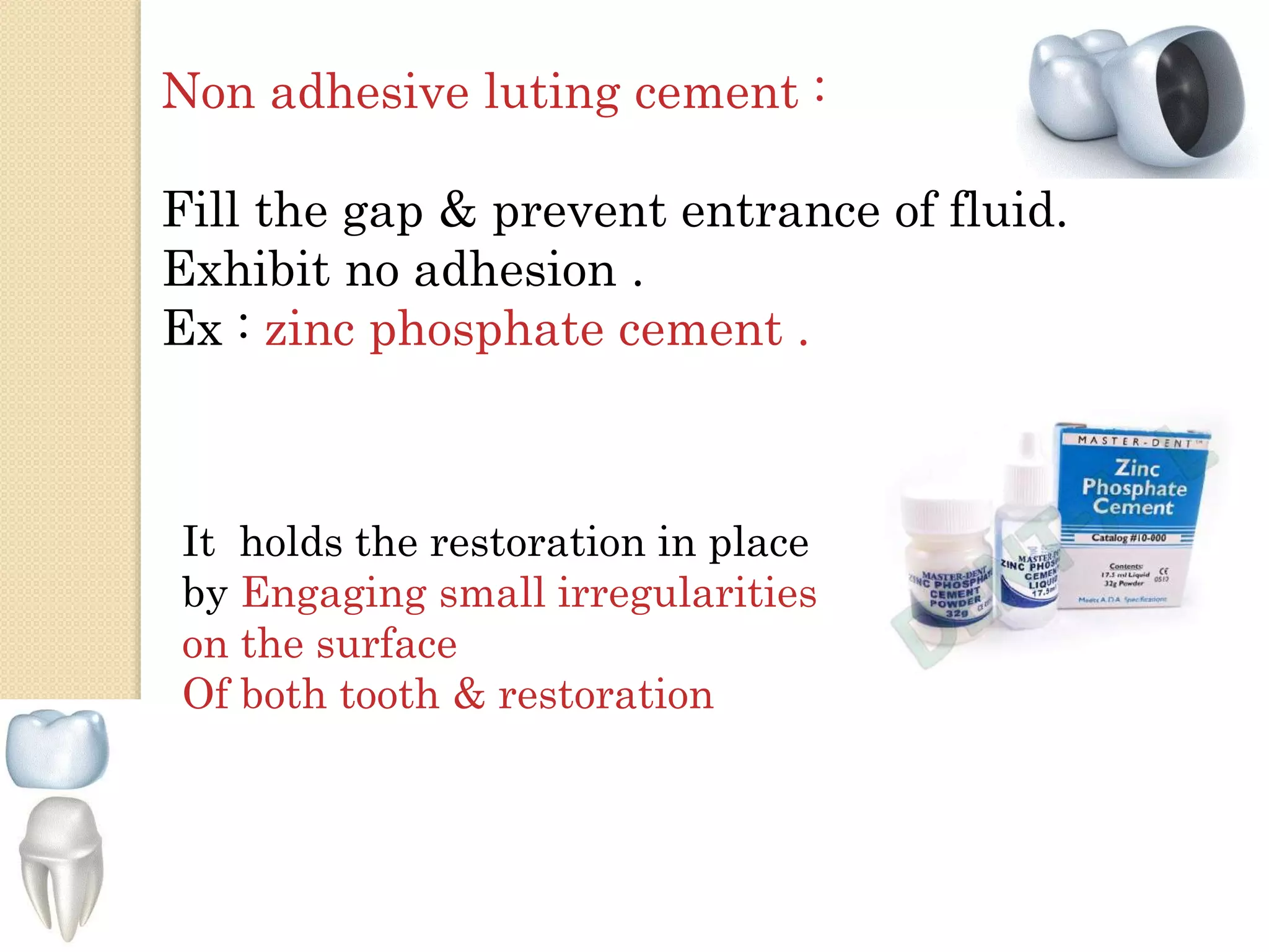 luting cement | PPTX