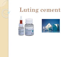 luting cement | PPTX