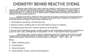 Study on Reactive Dyeing | PPTX