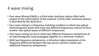 4-Wave Mixing | PPTX