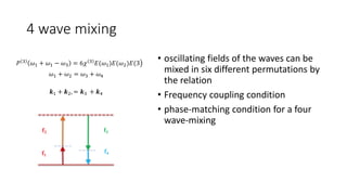 4-Wave Mixing | PPTX