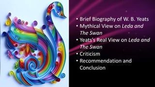 Myth vs Reality in Leda and The Swan | PPT