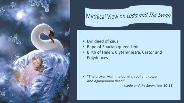 Myth vs Reality in Leda and The Swan | PPT