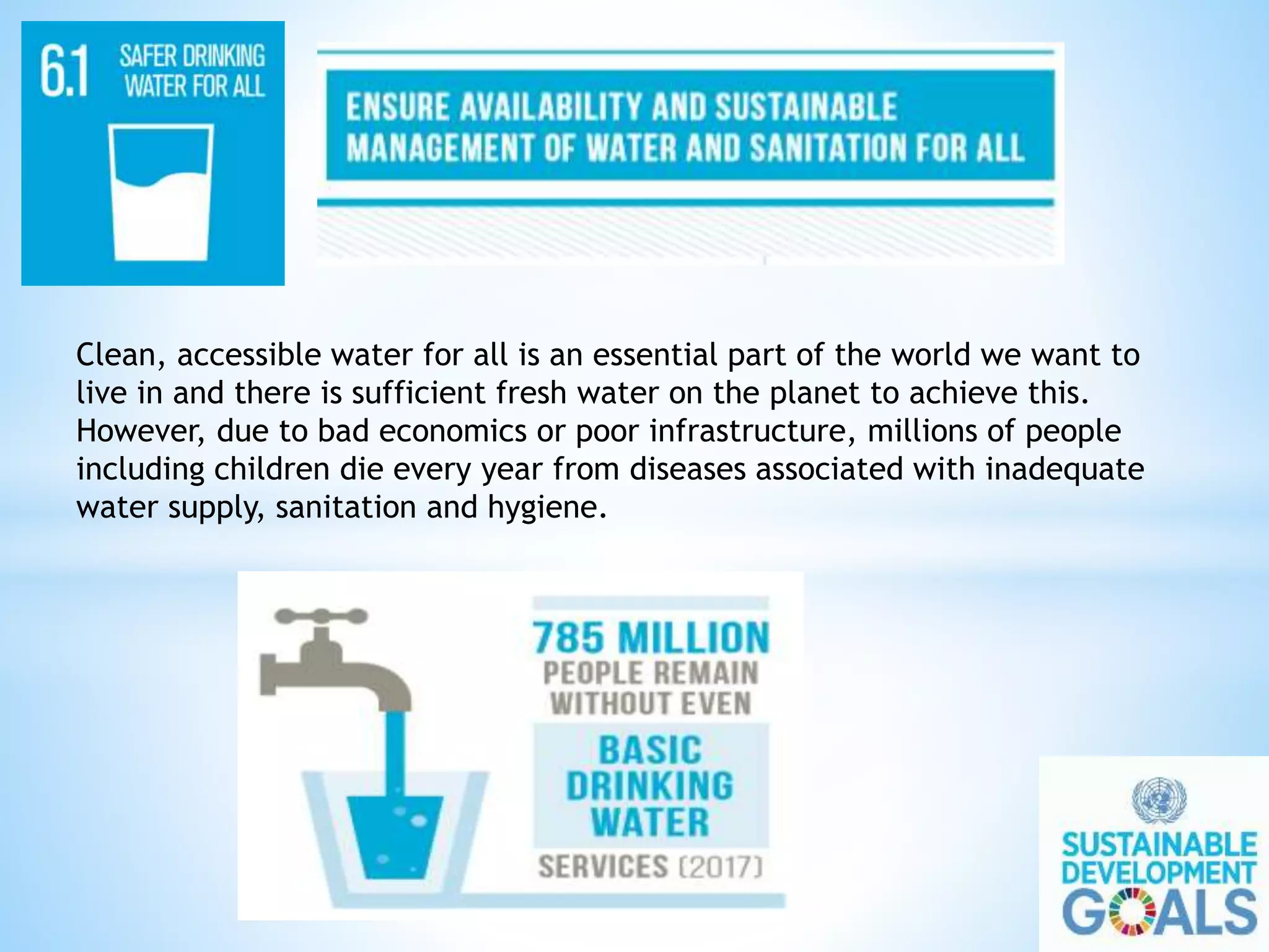 clean water and sanitation | PPTX